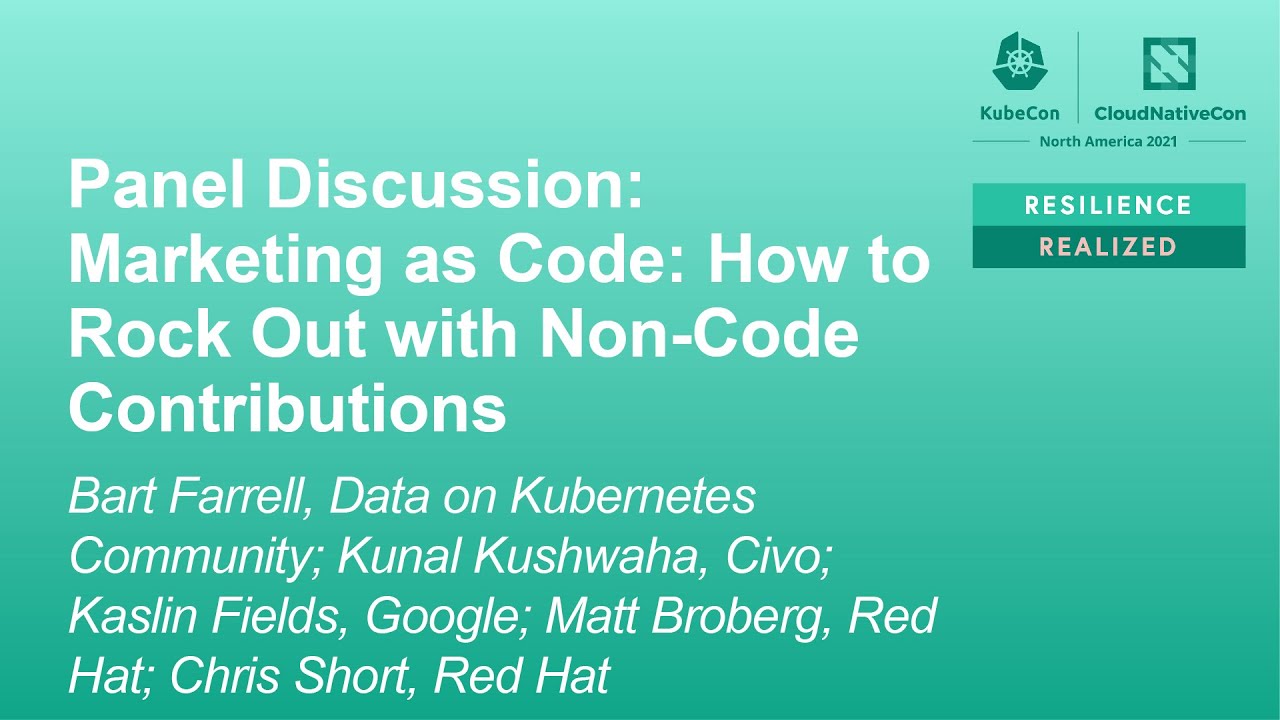 Panel Discussion: Marketing as Code: How to Rock Out with Non-Code ...