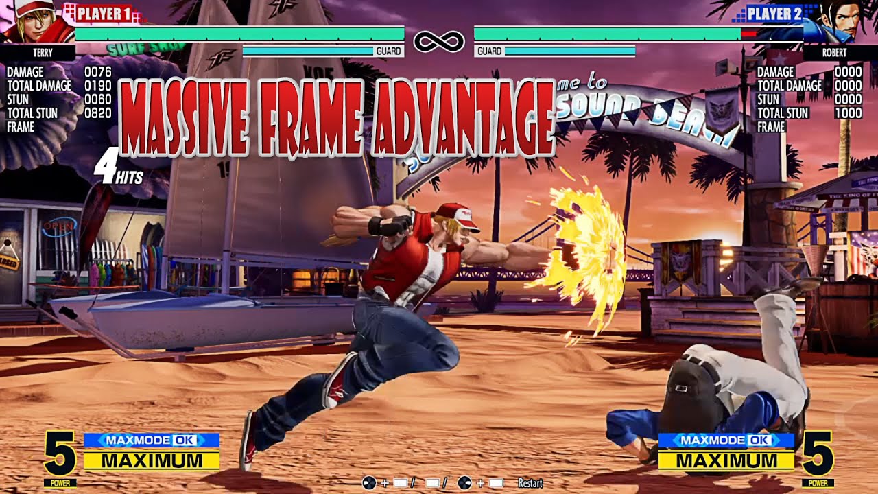 KOF XV: TERRY - Concepts : Meaty Burn Knuckle "214C" - YouTube