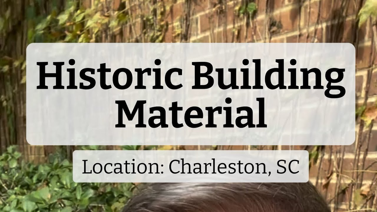 Historic Building Material - YouTube