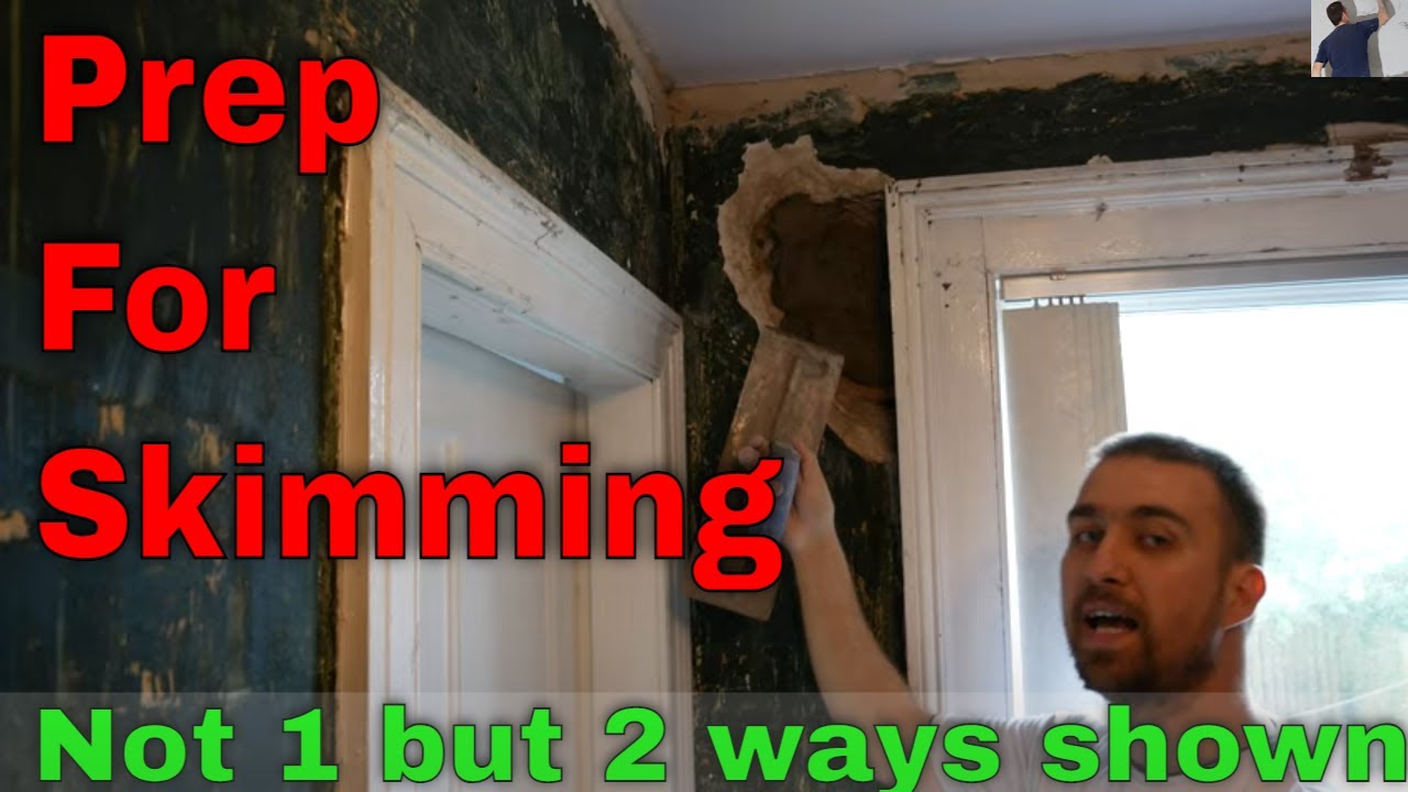 How to prep walls for skimming methods explained bonding coat plaster ...