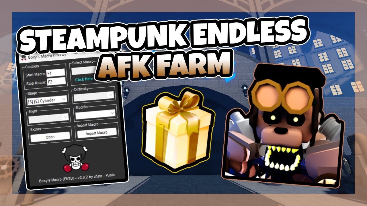 NEW STEAMPUNK ENDLESS AFK FARM (FNTD Helper) - Five Nights TD (FNTD ...
