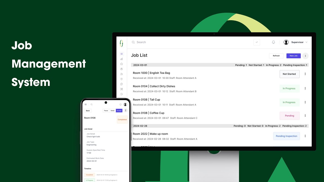 Job Management System Demonstration | Golden News - YouTube