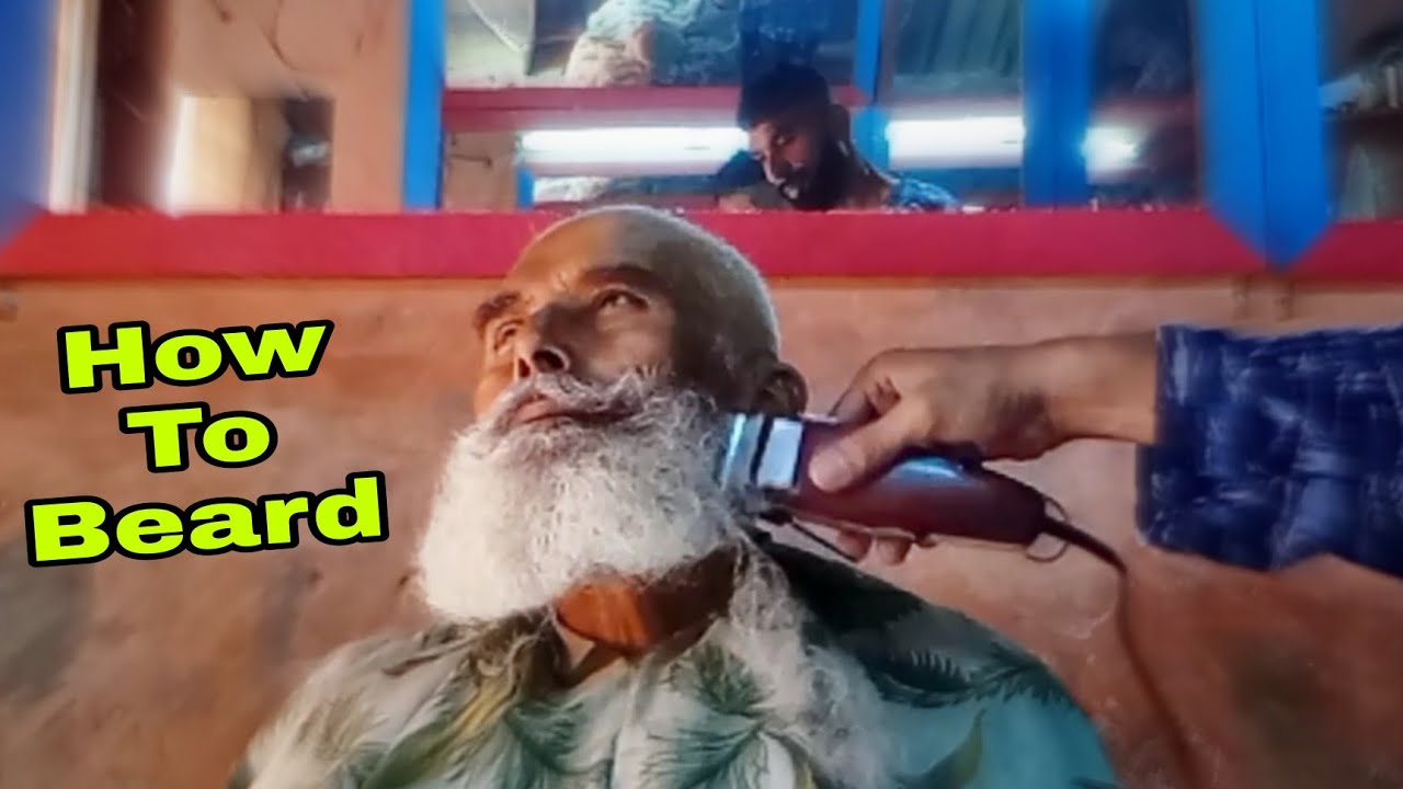 Mass Moustache Shave | Beard Trimming | Man Shave | Govinda Hair Salon ...