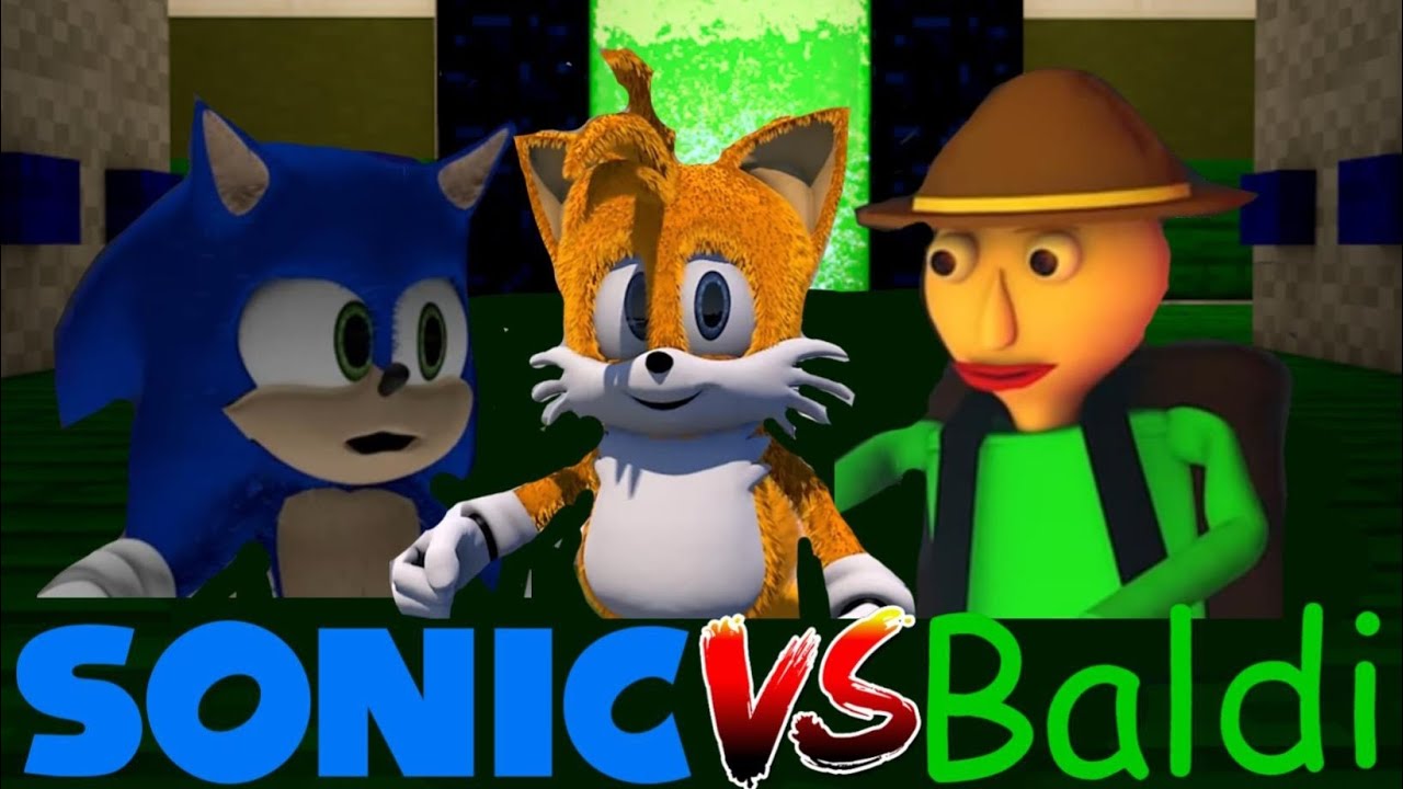 baldi basics vs sonic - YouTube