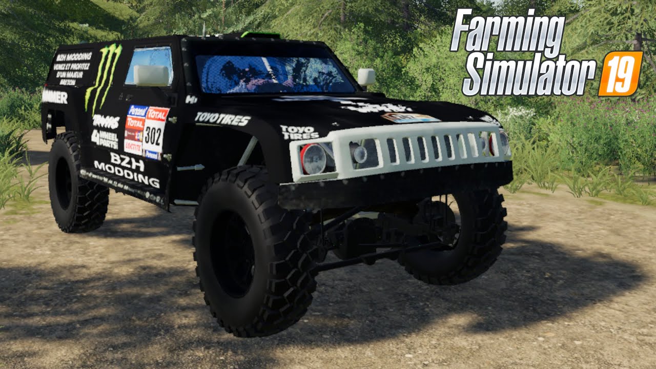 FS19 - HUMMER H3 DAKAR - Car mod for Farming Simulator 2019 - YouTube
