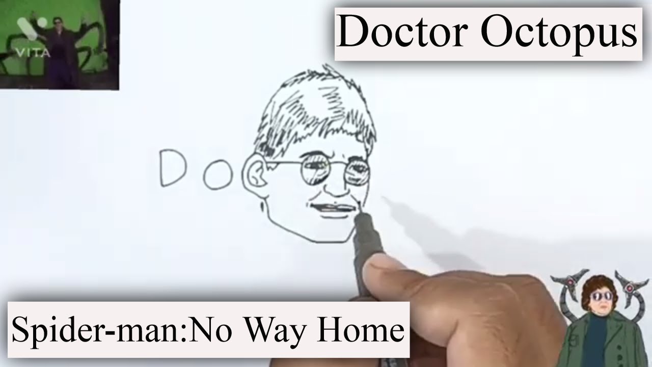 EASY ! How to draw Doctor Octopus | Doctor Octopus drawing - YouTube