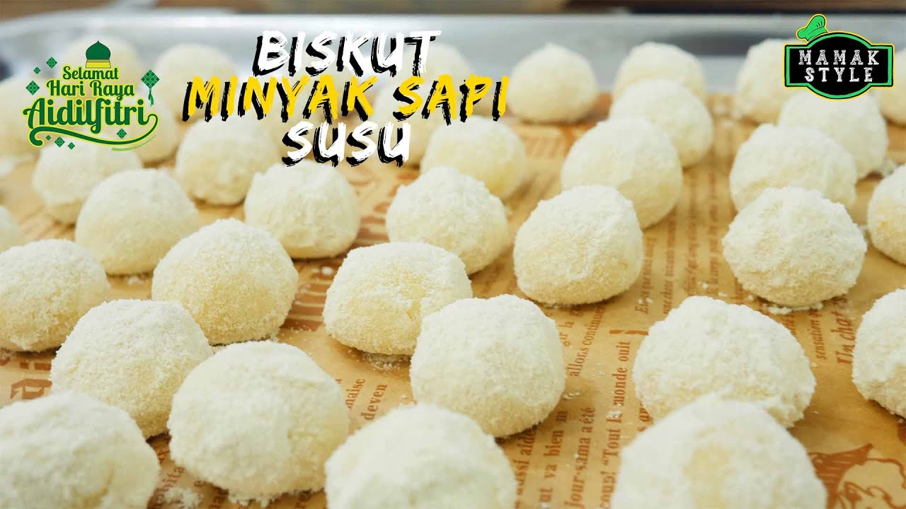 Biskut Minyak Sapi Susu | Ghee | Koleksi Kuih Raya 2025 | Biskut Raya ...