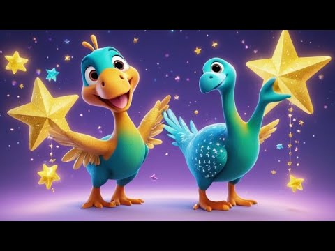 Dodo Dino Draws a Star | Fun Drawing Song for Kids | Nursery Rhyme for ...