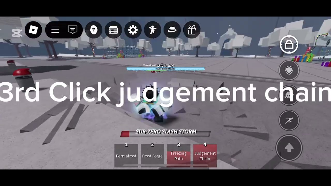 Tsb Secret ice moveset one shot combo #capcut # ...