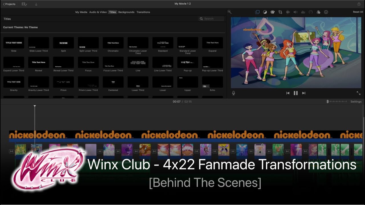 Winx Club - 4x22 Fanmade Transformations [Behind the Scenes] - YouTube