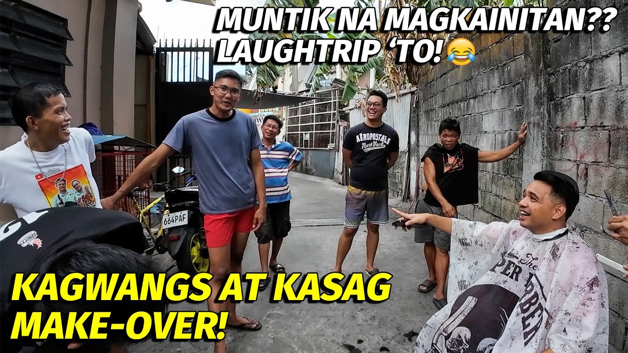 KAGWANGS AT KASAG MAKE-OVER" BAKIT MUNTIK MAGKAINITAN?! LAUGHTRIP😂 ...