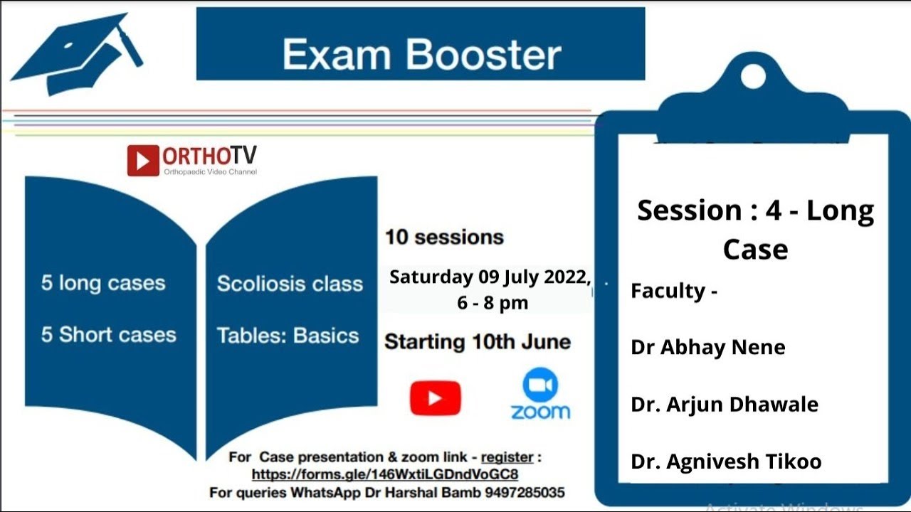 Exam Booster – Session : 4- Long Case - YouTube