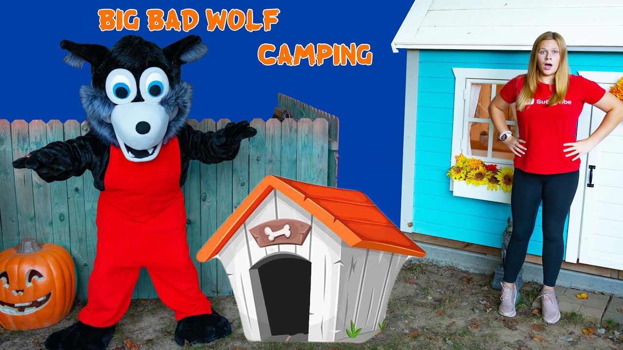 Assistant Helps Big Bad Wolf and Wiggles and Waggle while Halloween ...
