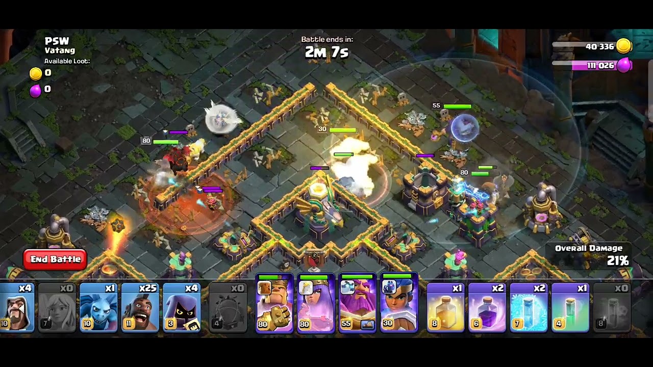 How to easily 3 star on coc new event#op attack without using any hog ...