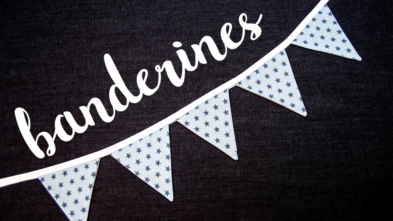 Patchwork: Como hacer unos Banderines - YouTube