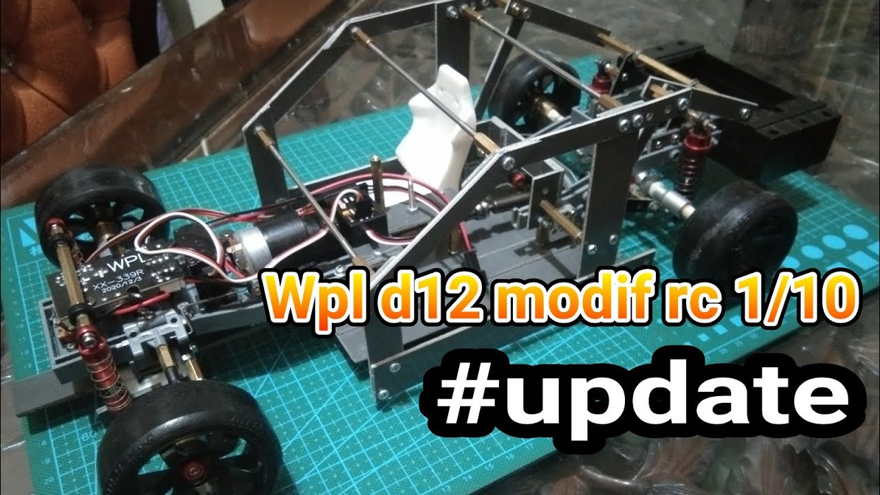 wpl d12 modif rc 1/10 - update - YouTube