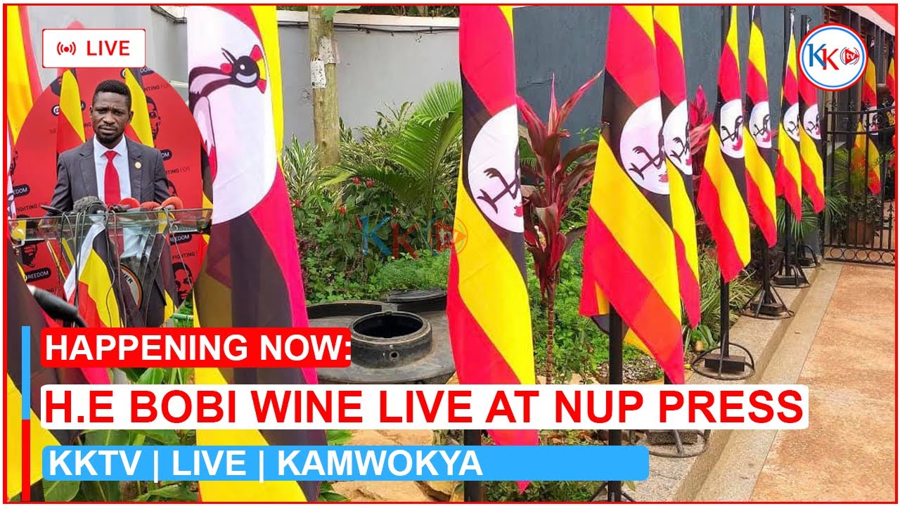 LIVE NOW: BOBI WINE LIVE AT NUP PRESS CONFRENCE TODAY - YouTube
