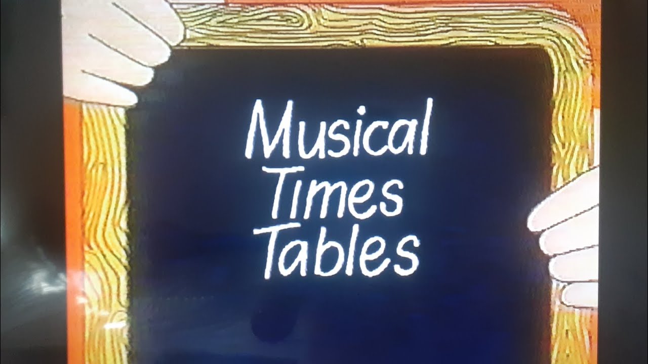 play and learn musical times tables with professor playtime vhs 1996 ...