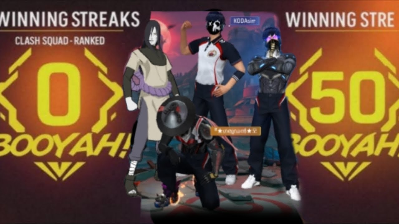 50 booyah strick in clash squad challenge - YouTube