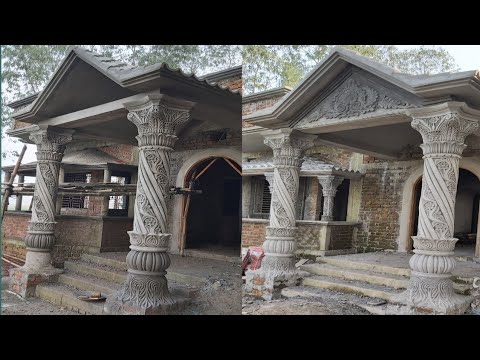 professional Concrete round columns design - YouTube