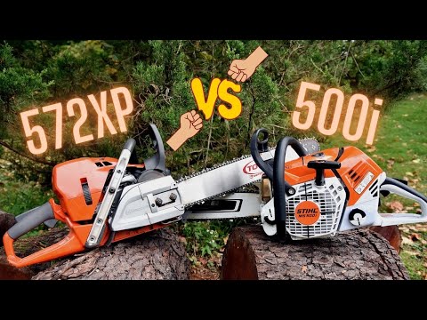 Stihl MS 500i vs Husqvarna 572xp. #MS500i