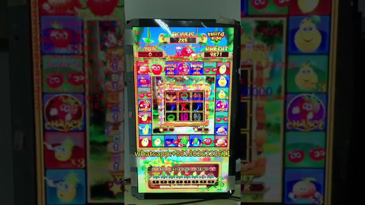 Mexico Fruit king 4 Maquina nueva video slot game machine Con pantalla ...
