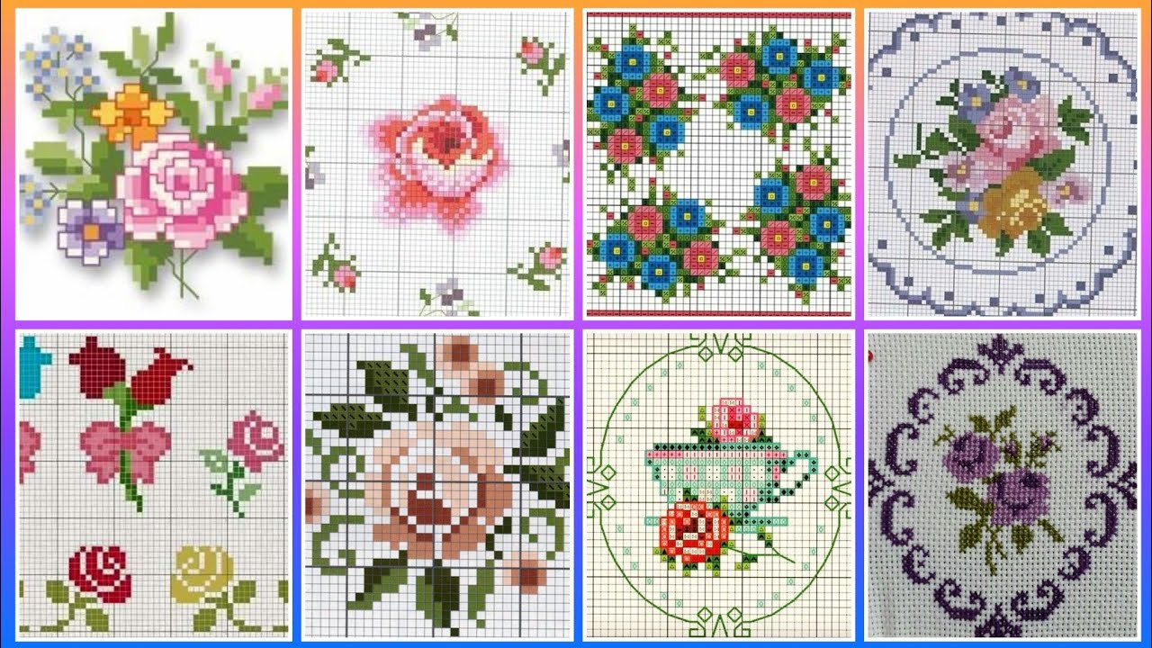 Very Beautiful & Stunning Cross stitch patterns ideas - YouTube