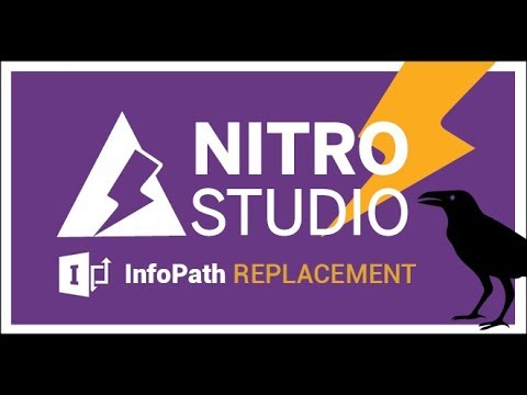 InfoPath Replacement with NITRO Studio Forms - YouTube