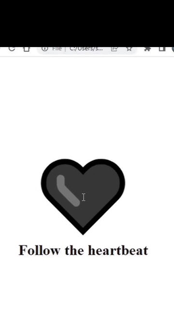 Heartbeat 💗 Using Html Css Rizvisir Coding Htmlcss Javascript Codingbyrizvi Viral