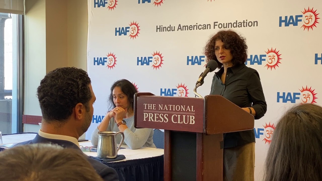 Aarti Tikoo Singh at National Press Club: Recommendations for ...