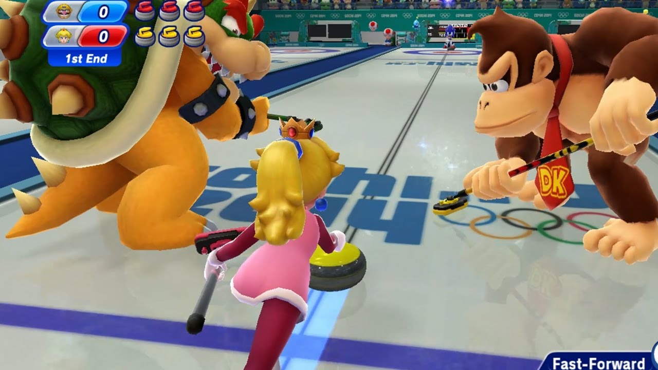 Mario & Sonic at the Sochi 2014 Olympic Winter Games - All Characters ...