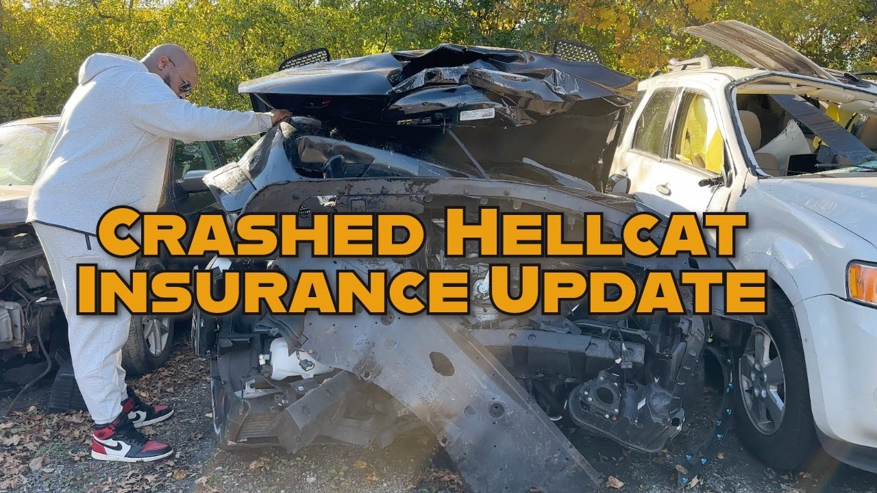 Dodge Challenger Hellcat Crash and Insurance Update - YouTube