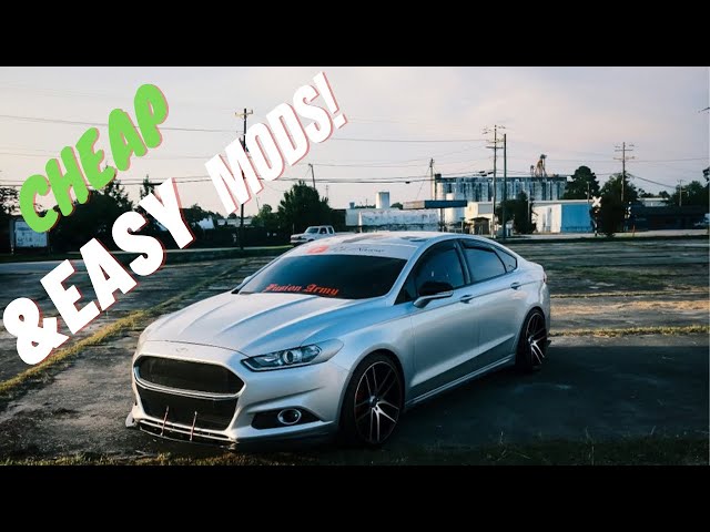 2013 Ford Fusion Performance Upgrades