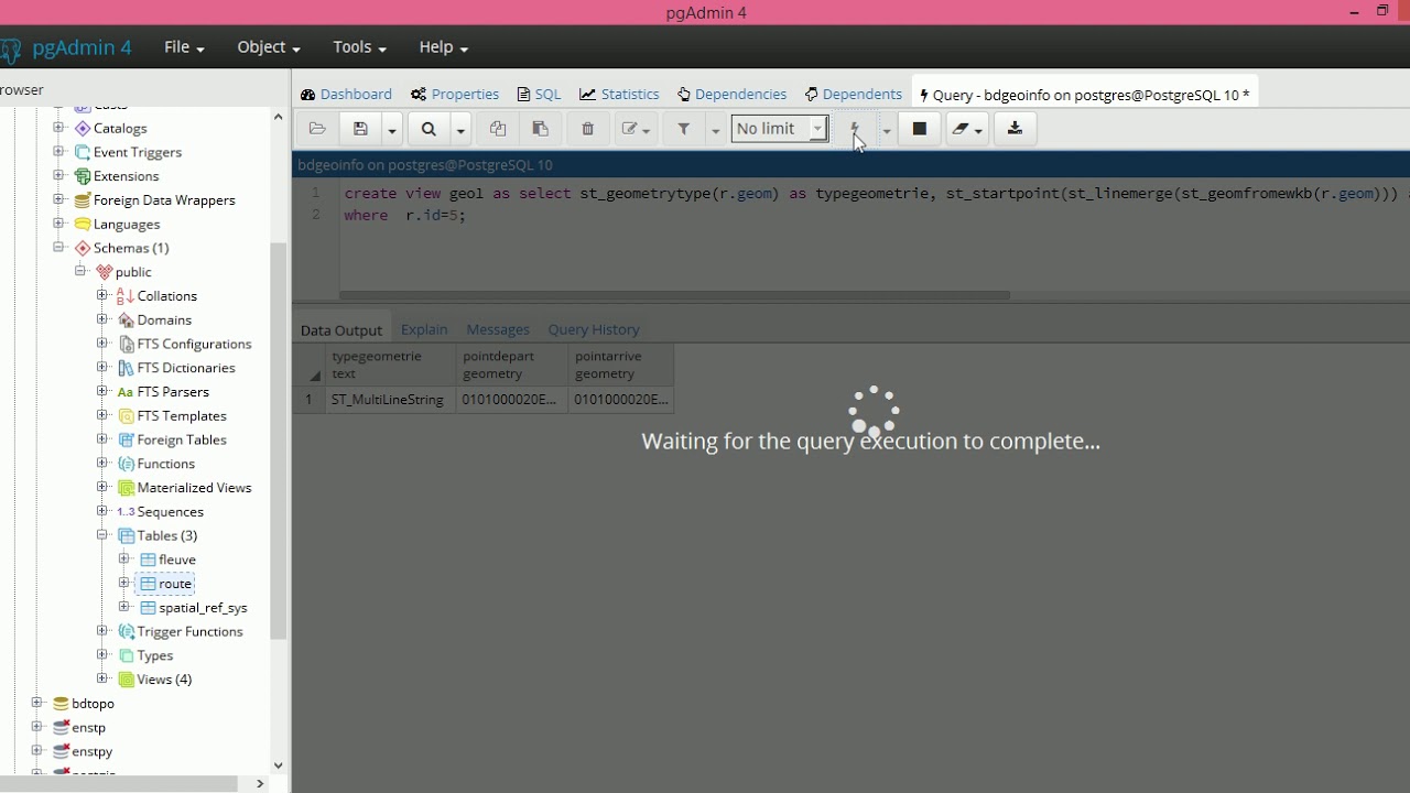 conversion d'une Multilinestring en linestring - YouTube