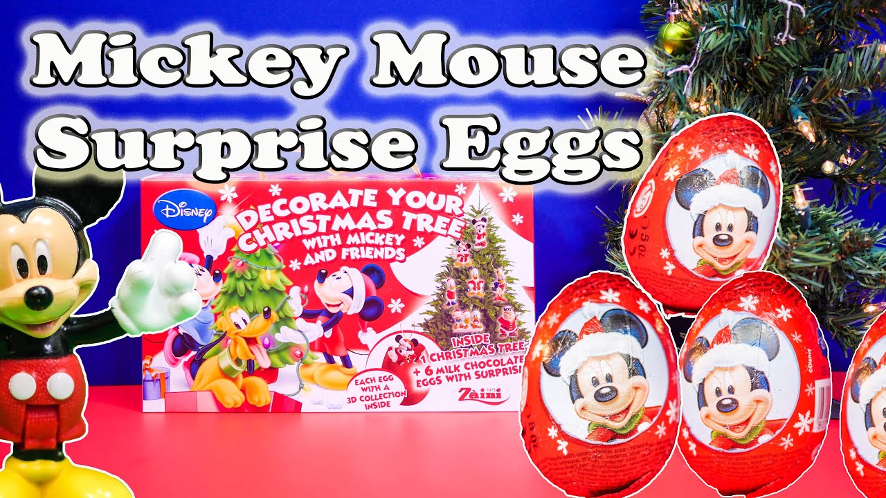 A Christmas Surprise Eggs Video with Mickey Mouse and Friends - YouTube
