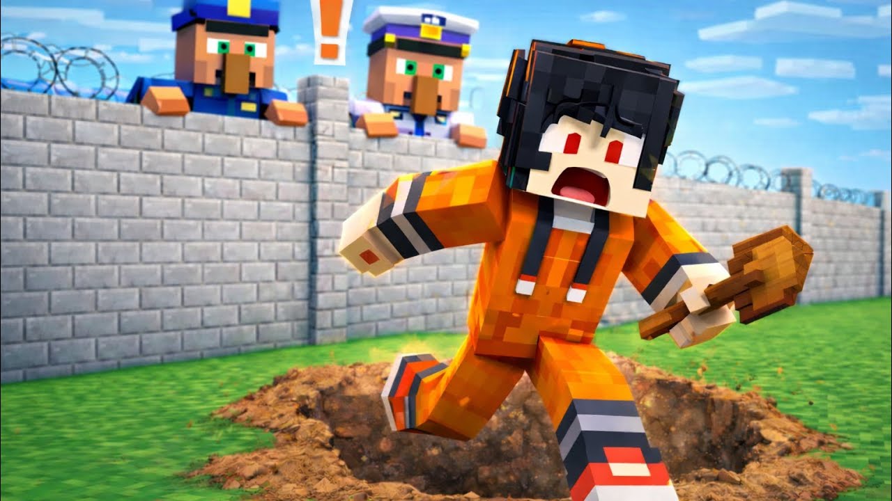 I Escaped the MOST SECURE Minecraft Prison…(Gone Wrong😨) - YouTube