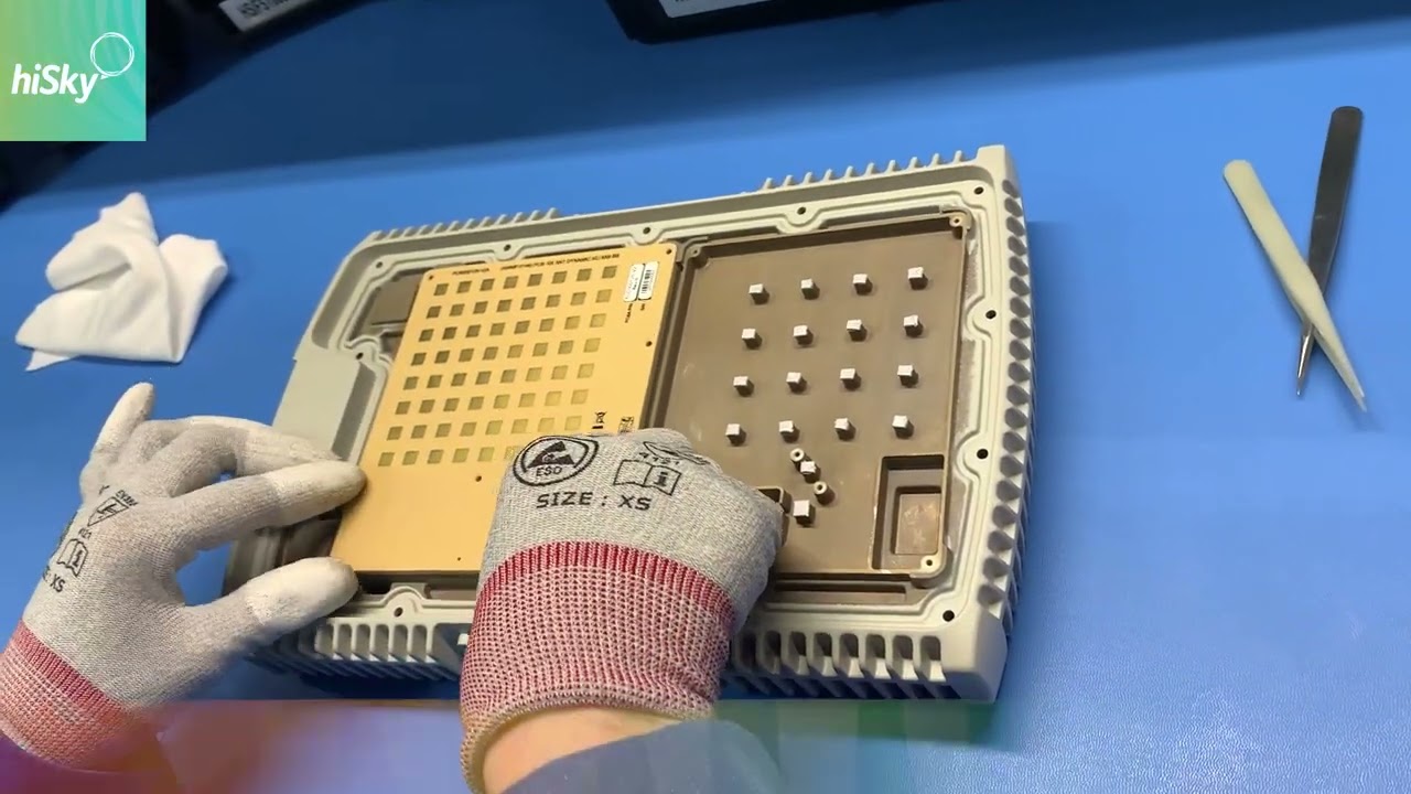 Smartellite™ Dynamic Ku-band satellite terminals production line - YouTube