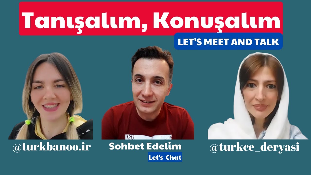 #TurkishConvervations | Learn Turkish |.Tanışalım ve Konuşalım [ Let's ...