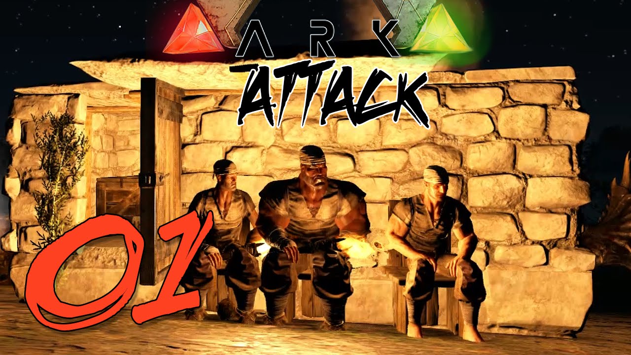 ARK Attack! (ARK Survival Evolved PvP) - Episode 1 - Here's a who ...
