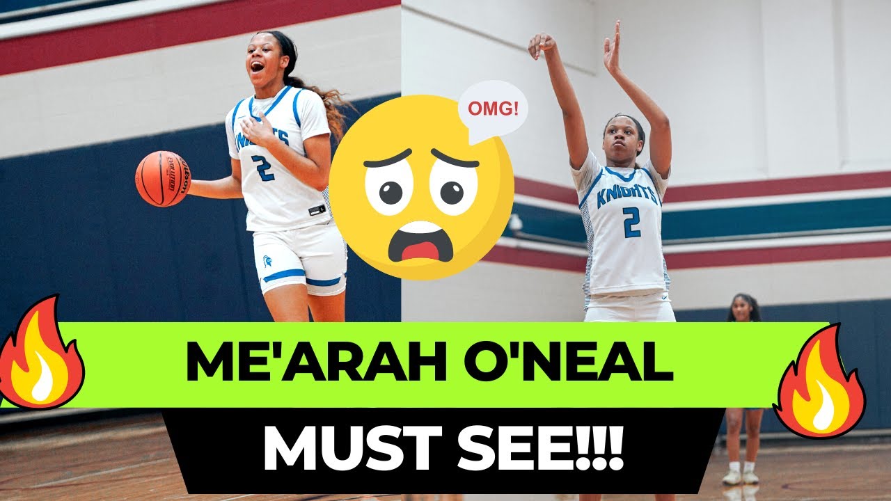 Shaq's daughter is a PROBLEM! Me'Arah O'Neal | Full Highlights - YouTube