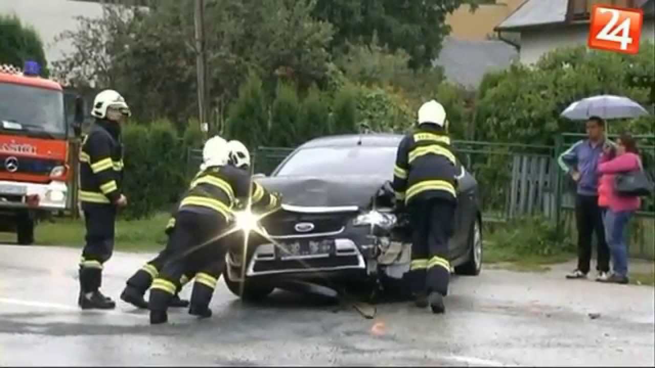 Dopravná nehoda na Košickej, Rožňava - YouTube