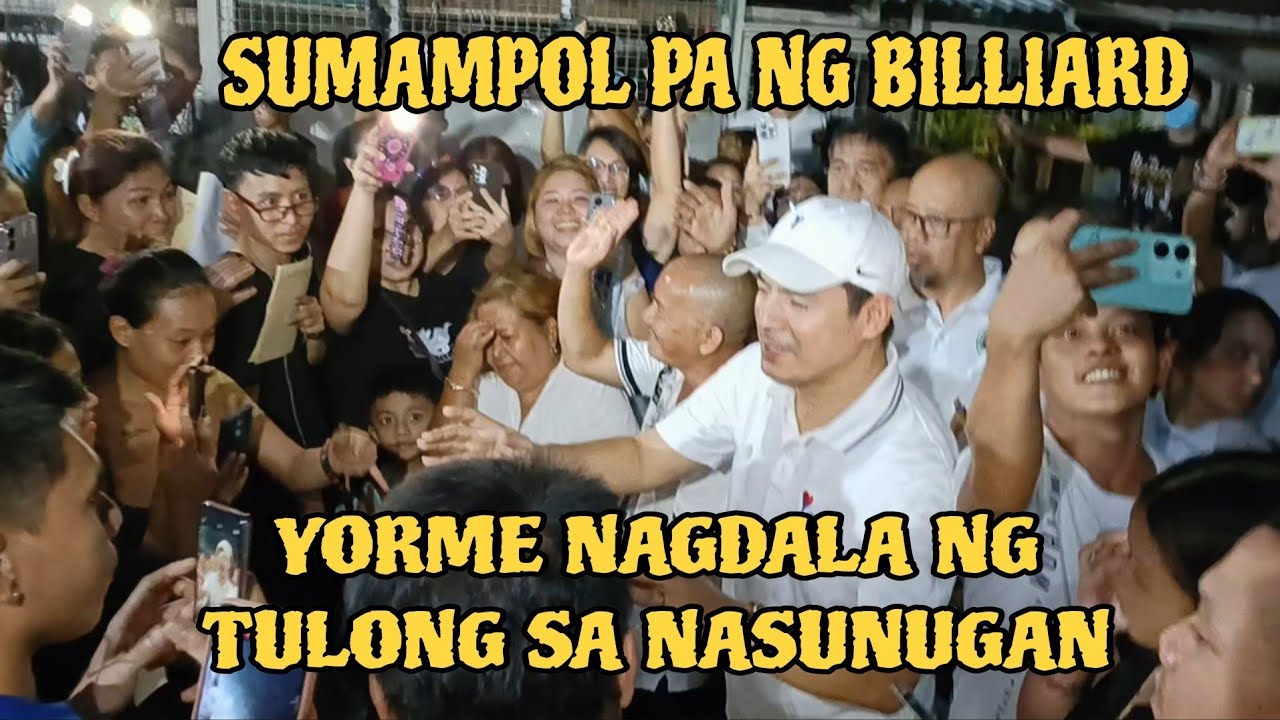YORME'S CHOICE TEAM NAGDALA NG TULONG, MGA NASUNUGAN SA DIST.3 TUWANG ...
