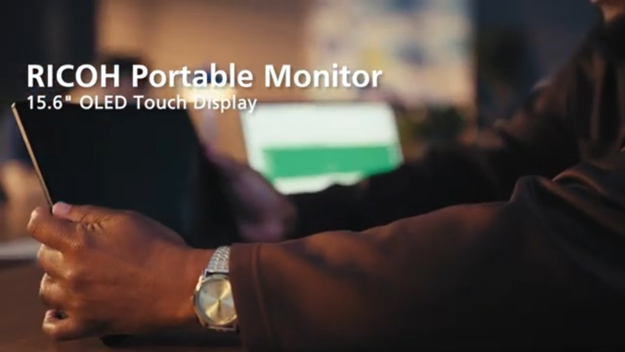 RICOH Portable Monitors: Ultra-Portable Design & OLED Touchscreen for ...