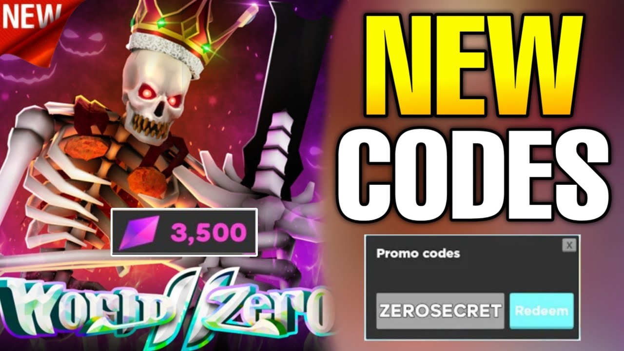 🎃Halloween🎃New Update - World zero codes 2023 - world zero codes - world zero code, - YouTube