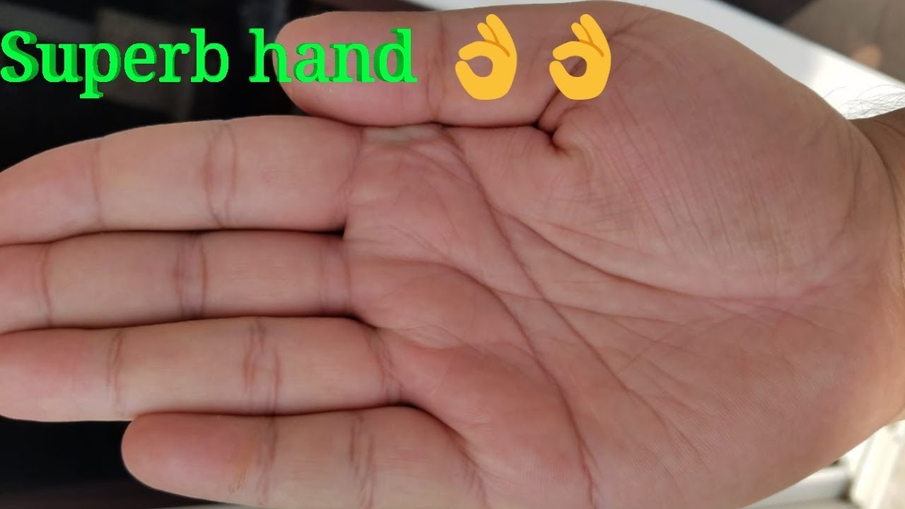 Very lucky hand. बहुत भाग्यशाली. बहुत अच्छा होता है ऐसा हाथ हस्तरेखा ...