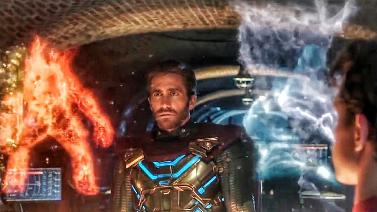 Mysterio Explains About The Elementals Full Scene + Trailer SPIDER-MAN ...
