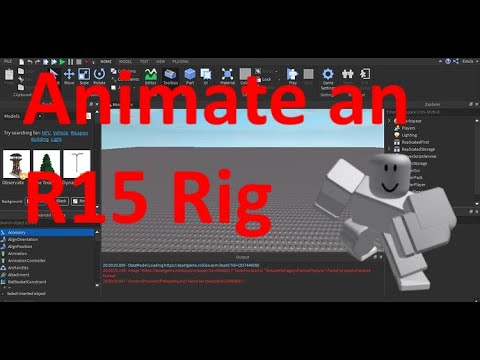 How To Animate A R15 Rig With Roblox Animations (Roblox Studio Tutorial) - YouTube