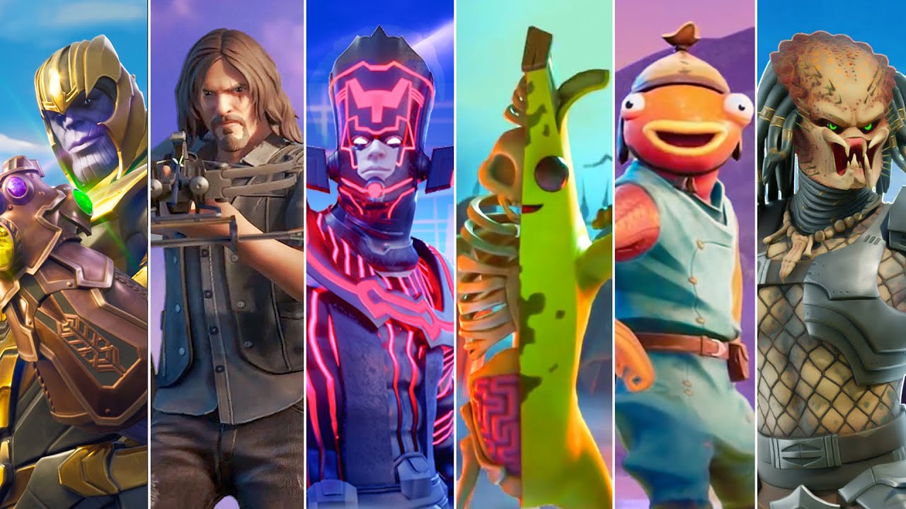 All Fortnite Cinematic Trailers, Crossover, Shorts & Cutscenes (Seasons ...