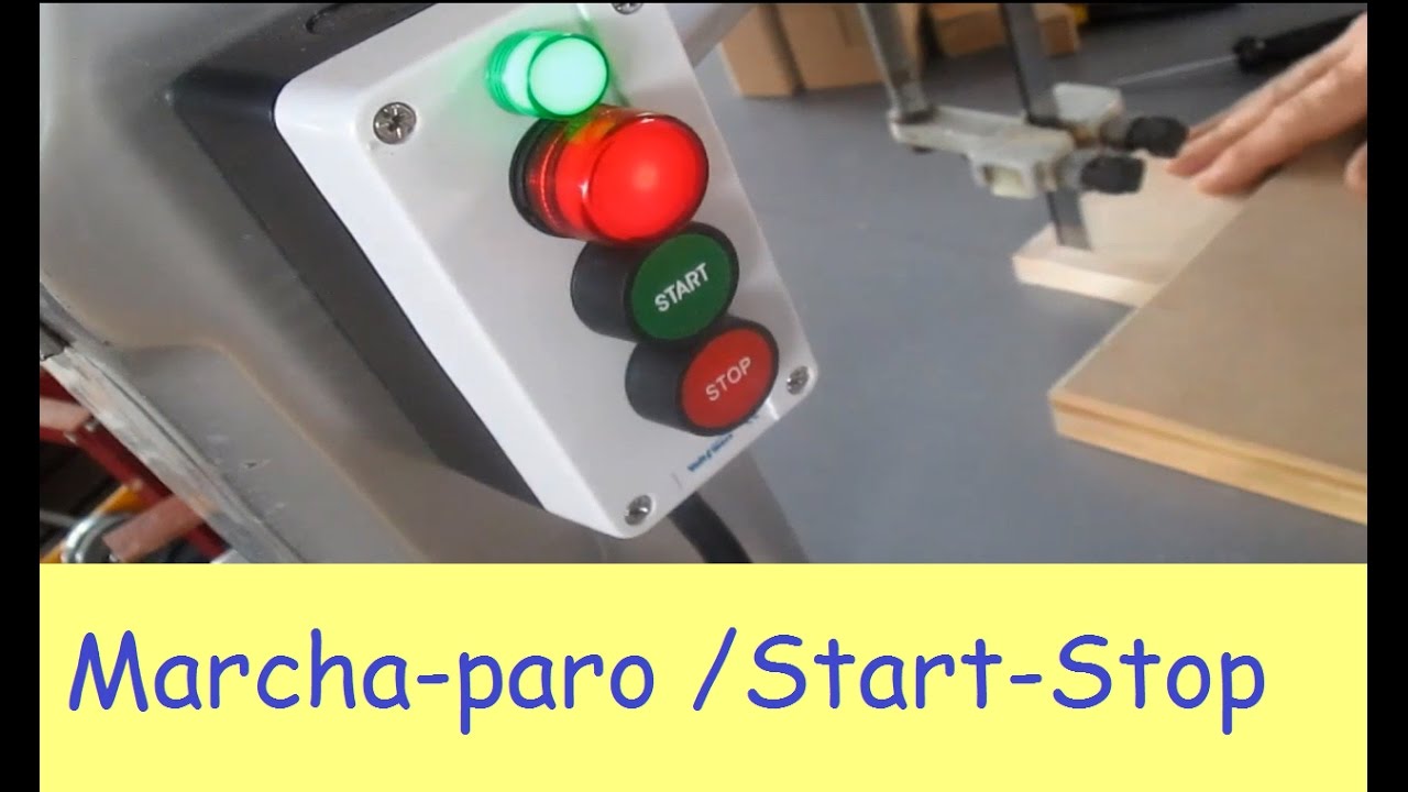 Cómo instalar Marcha-Paro, en máquina con motor monofásico 2/ 2 - YouTube