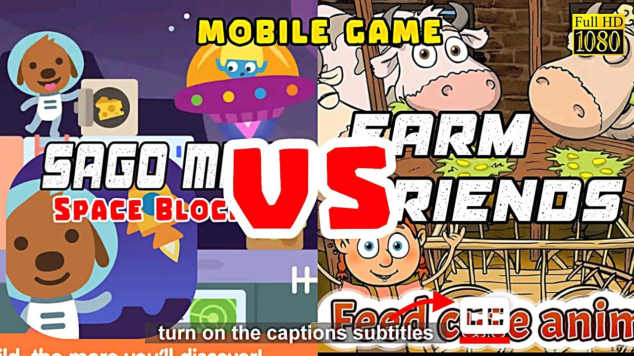 Sago Mini Box Bundle vs Farm Friends Puzzle - YouTube